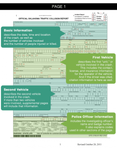 Reading Your Oklahoma Car Accident Report | Lawter & Associates